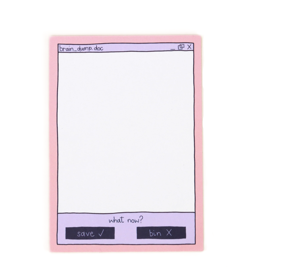 A6 Notepad - Brain Dump – Wileaway