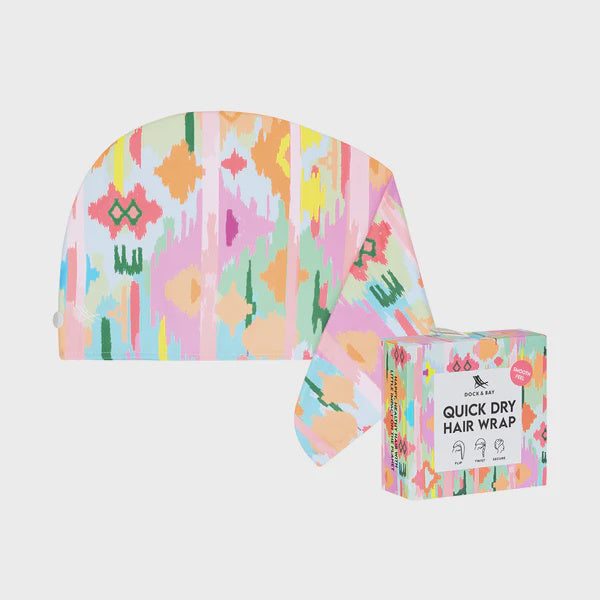 Quick Dry Hair Wrap - Ibiza Glow