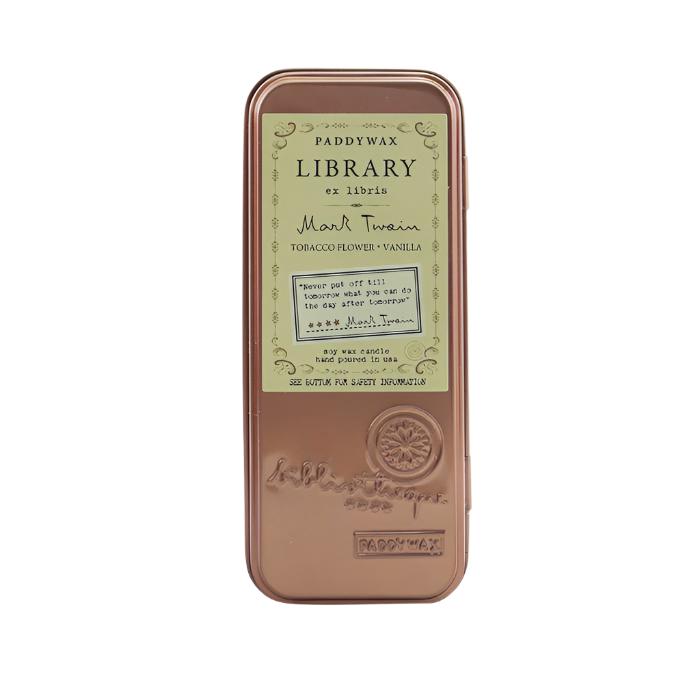 Library Candle Tin - Mark Twain – Wileaway