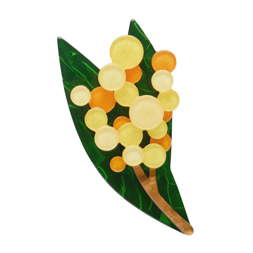 Golden Wattle Brooch – Wileaway