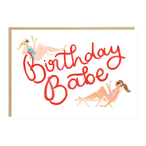 Birthday Babe Card - Niamh – Wileaway