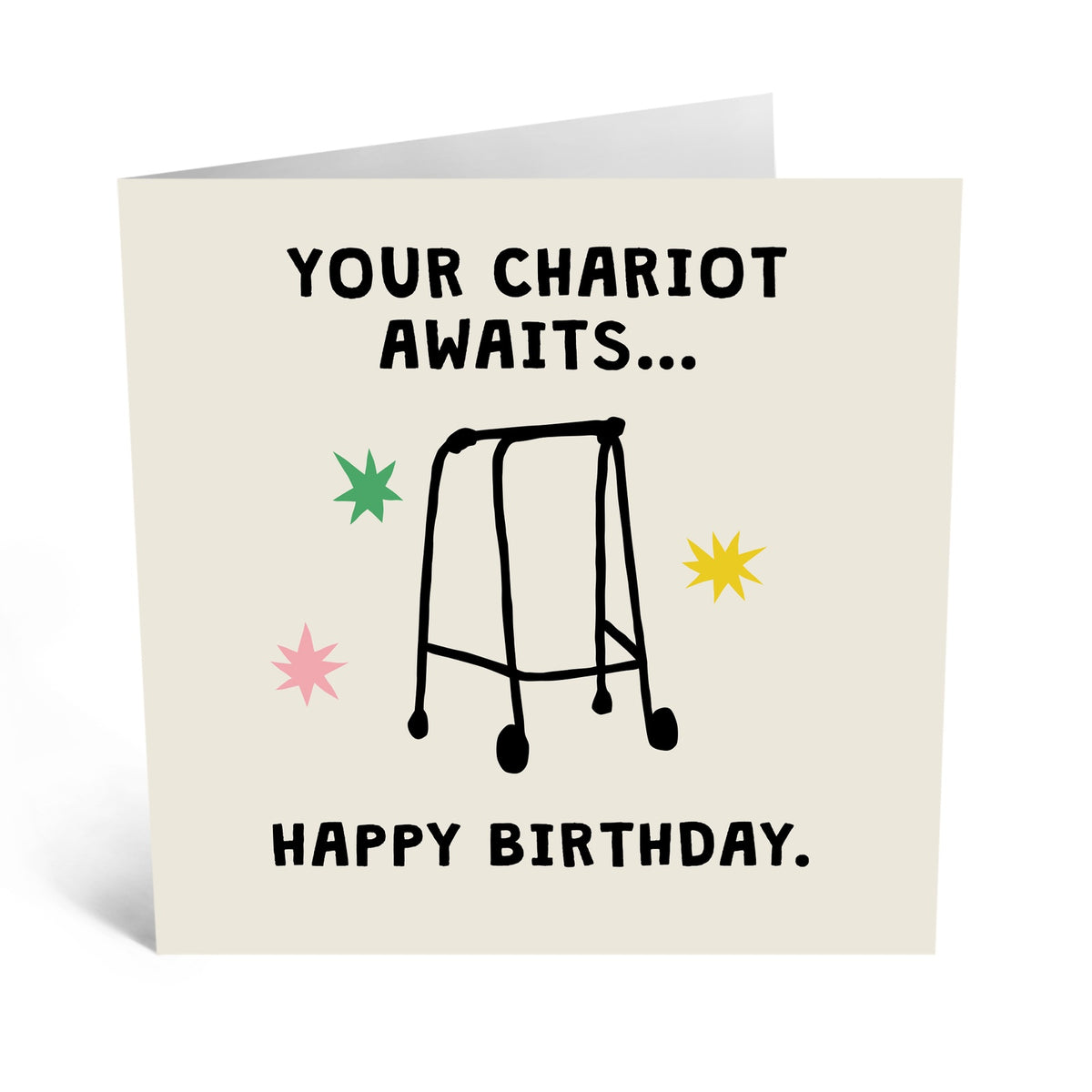 Your Chariot Awaits Happy Birthday Card – Wileaway