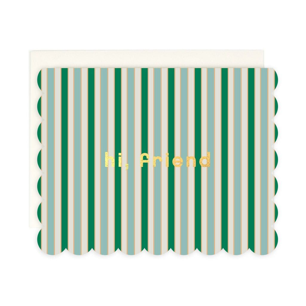 Hi Friend Scalloped Card – Wileaway