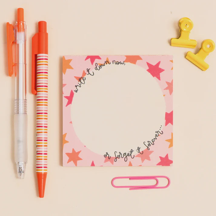 Memo Pad - Write It Down Now