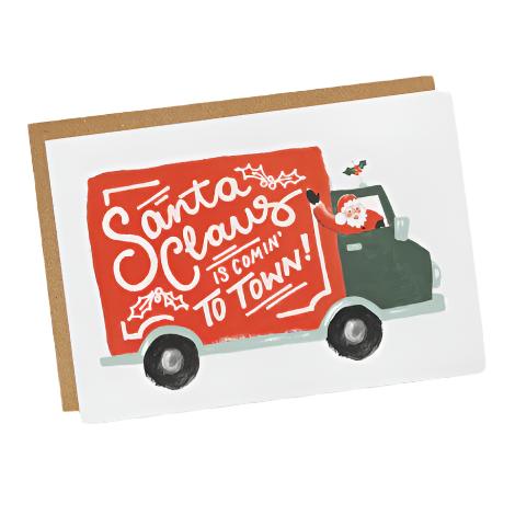 Santa Claus is Coming to Town Van Card – Wileaway