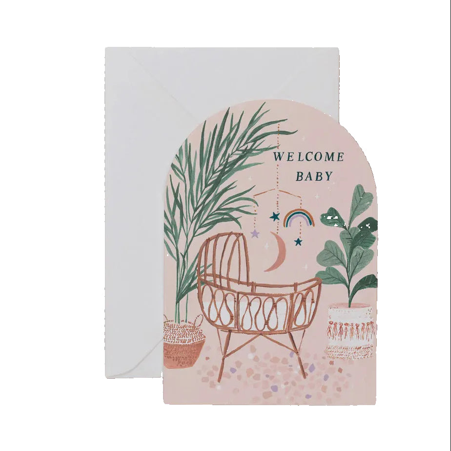 Welcome Baby Crib Card – Wileaway