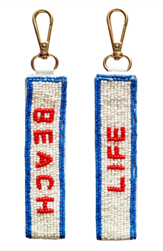 Beaded Keychain - Beach Life – Wileaway