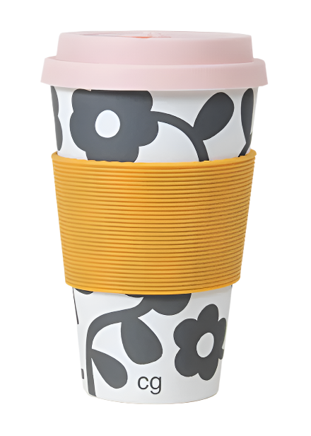 Mono Floral Coffee Cup – Wileaway
