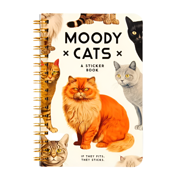 Moody Cats Sticker Book – Wileaway