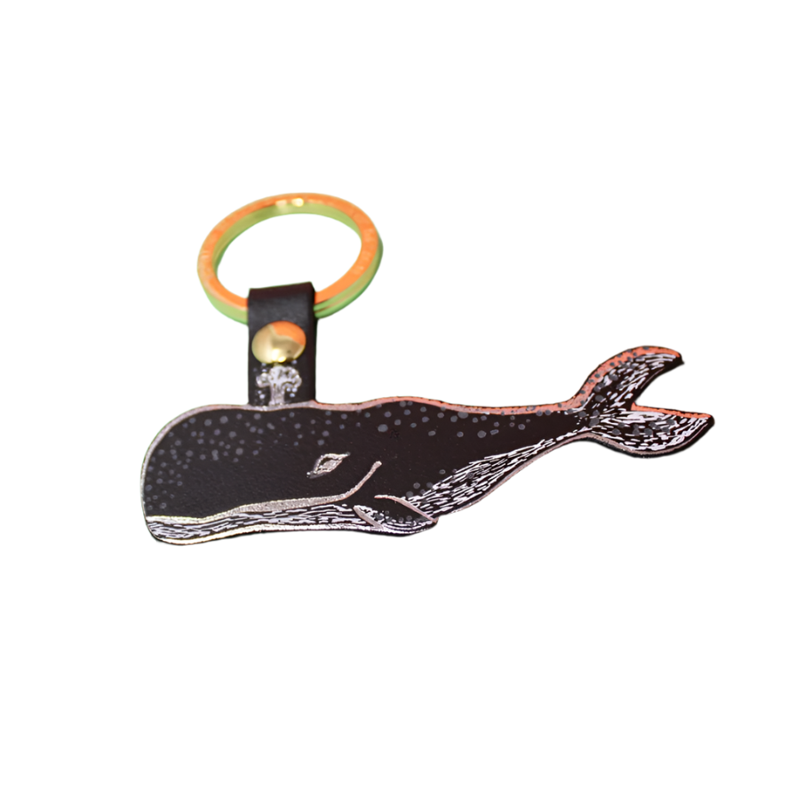 Humpback Whale Key Fob - Grey – Wileaway