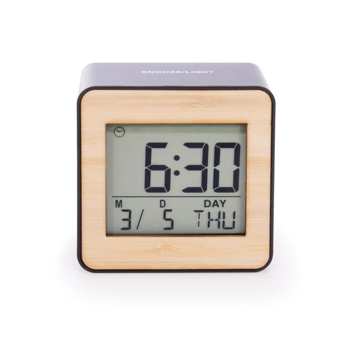 Bamboo Desk Clock – Wileaway