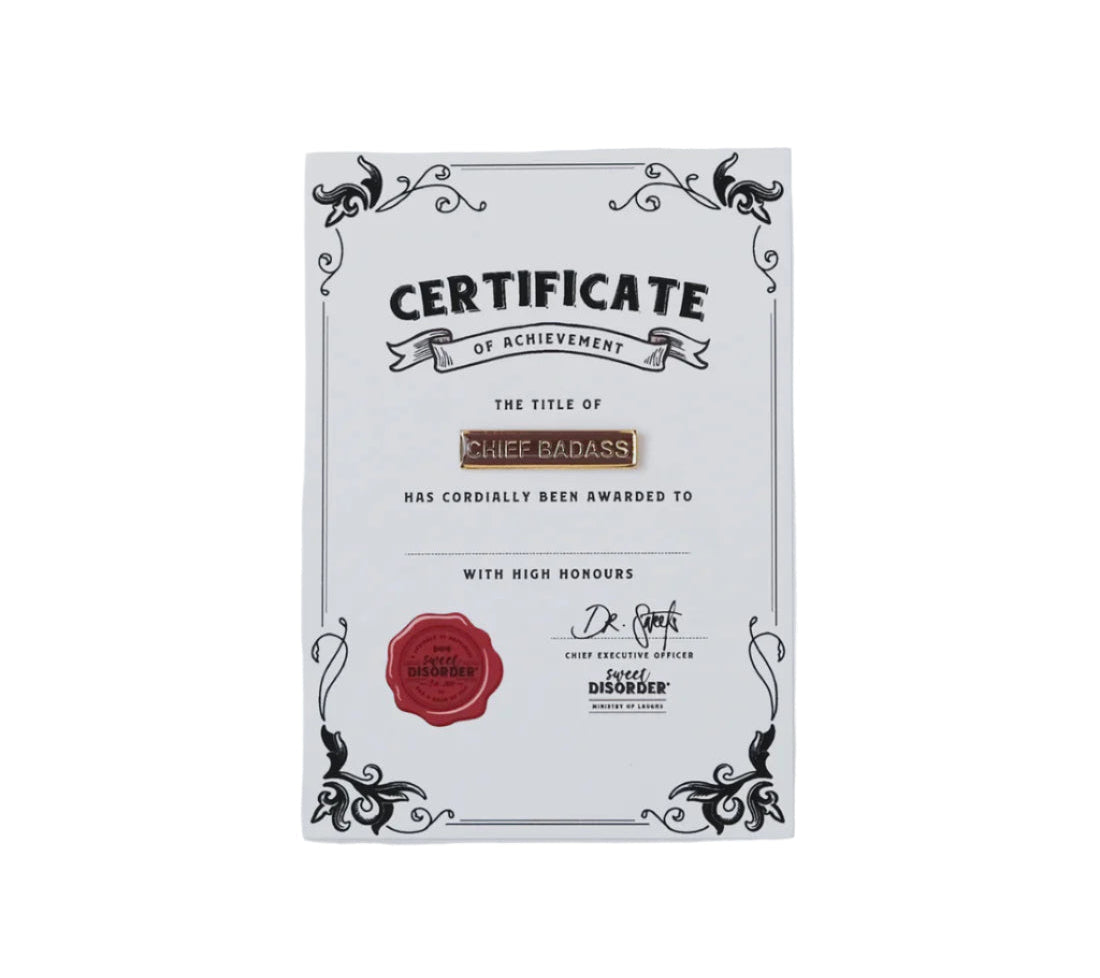 Award Badge - Chief Badass – Wileaway
