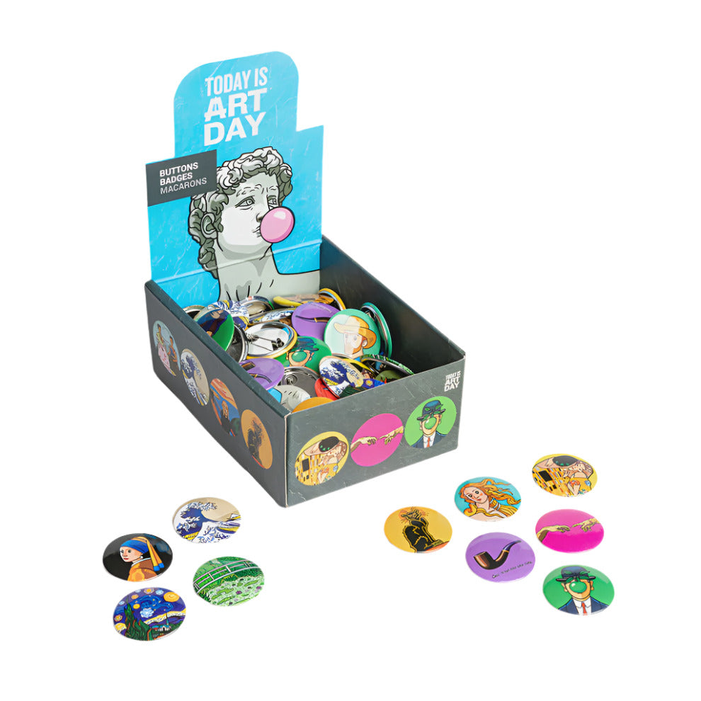 Today Is Art Button Badge