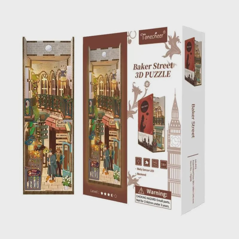 3D Book Nook Puzzle Kit - Baker Street 141pc – Wileaway