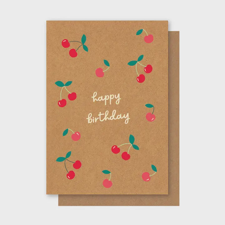 Cherries Birthday Card – Wileaway