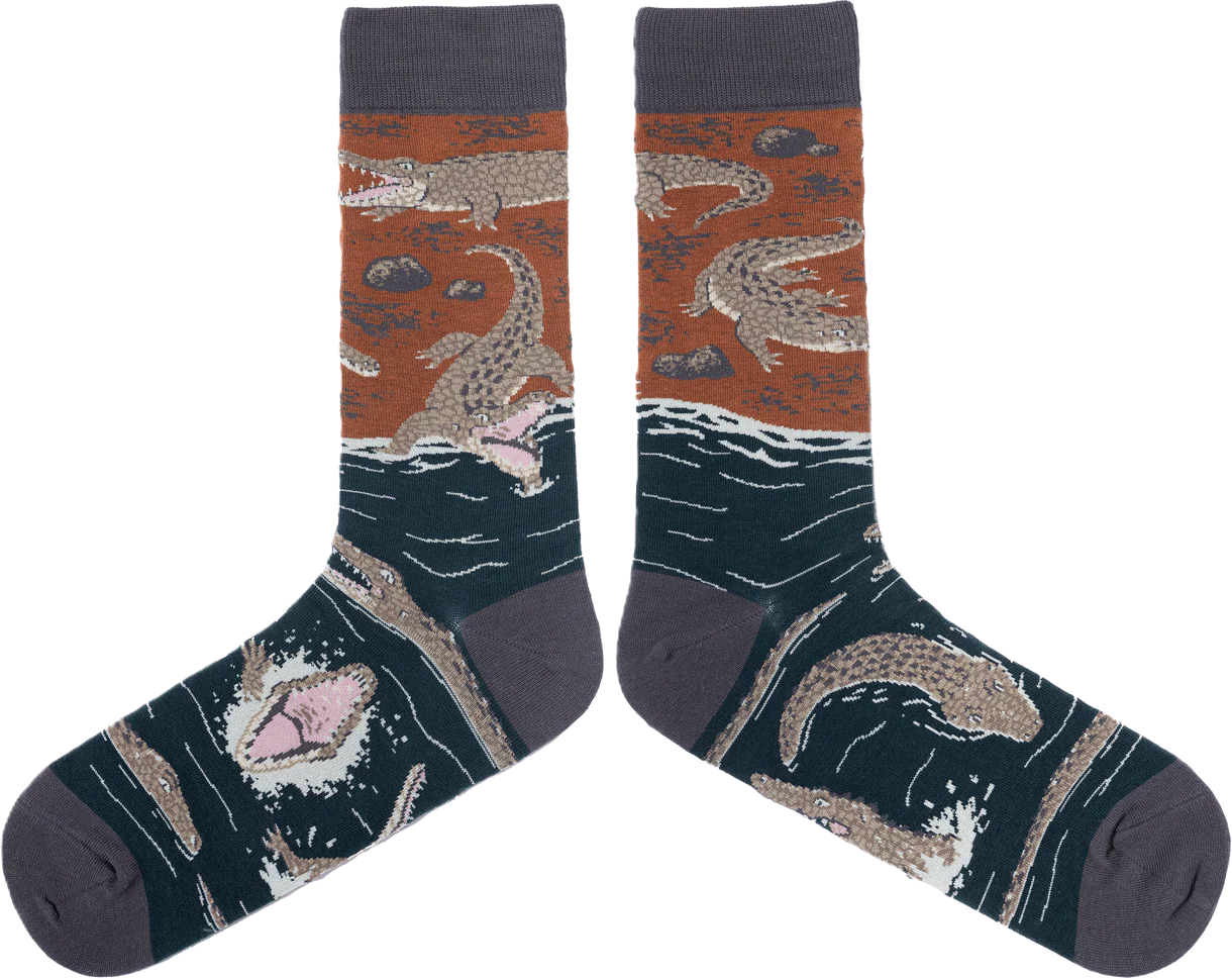 Spencer Flynn Men's Socks - Crocs on Socks – Wileaway