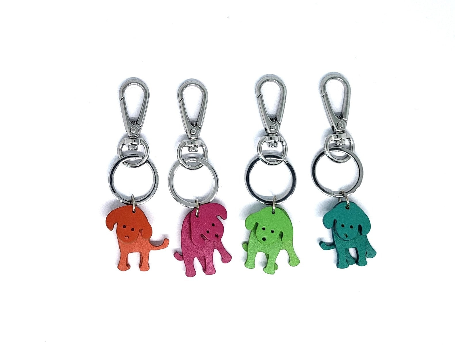 TT Leather Dog Keyring - Bright – Wileaway