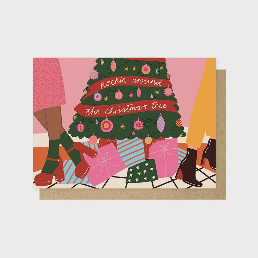 Rockin' Around The Christmas Tree Card