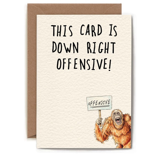 Down Right Offensive Card – Wileaway