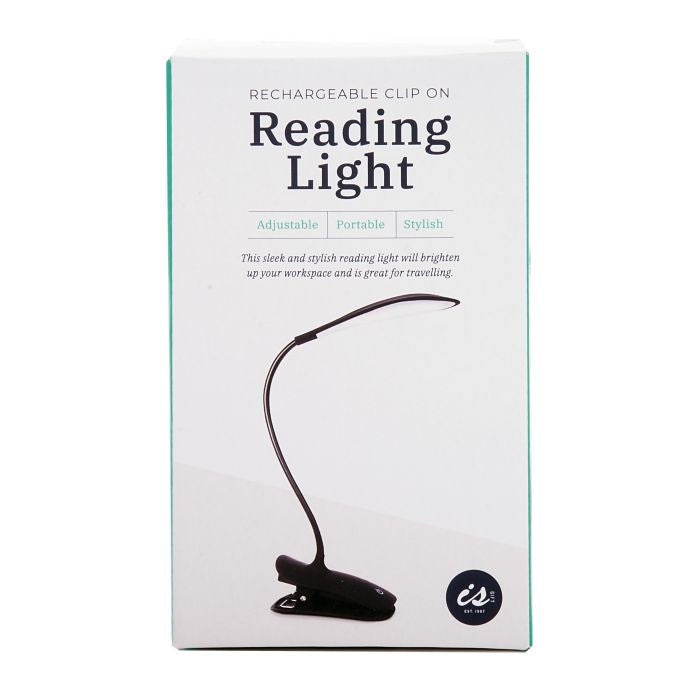 Rechargeable Clip On Reading Light – Wileaway