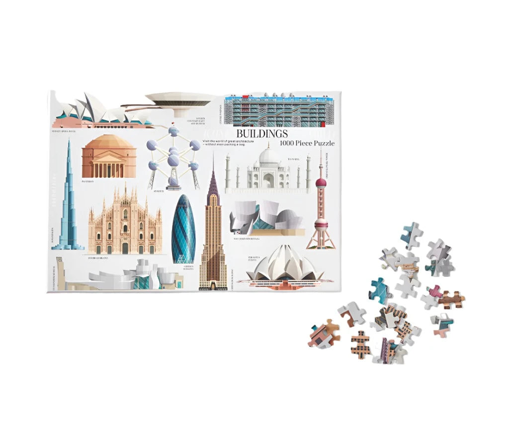 1000pc Puzzle - Iconic Buildings of the World – Wileaway