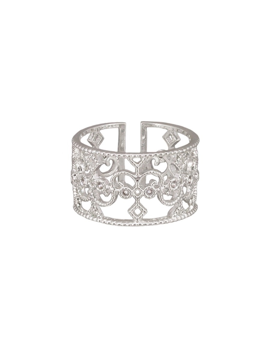 Cuff Ring - Scripted - Silver – Wileaway