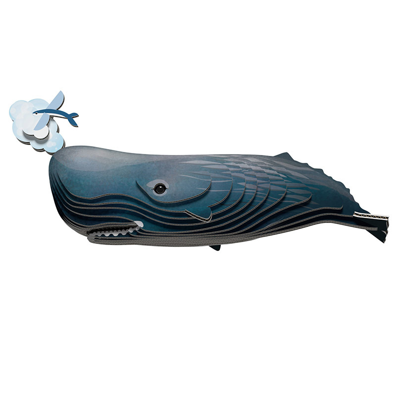 3D Cardboard Model Kit - Sperm Whale – Wileaway