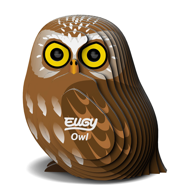 3D Cardboard Model Kit - Owl – Wileaway