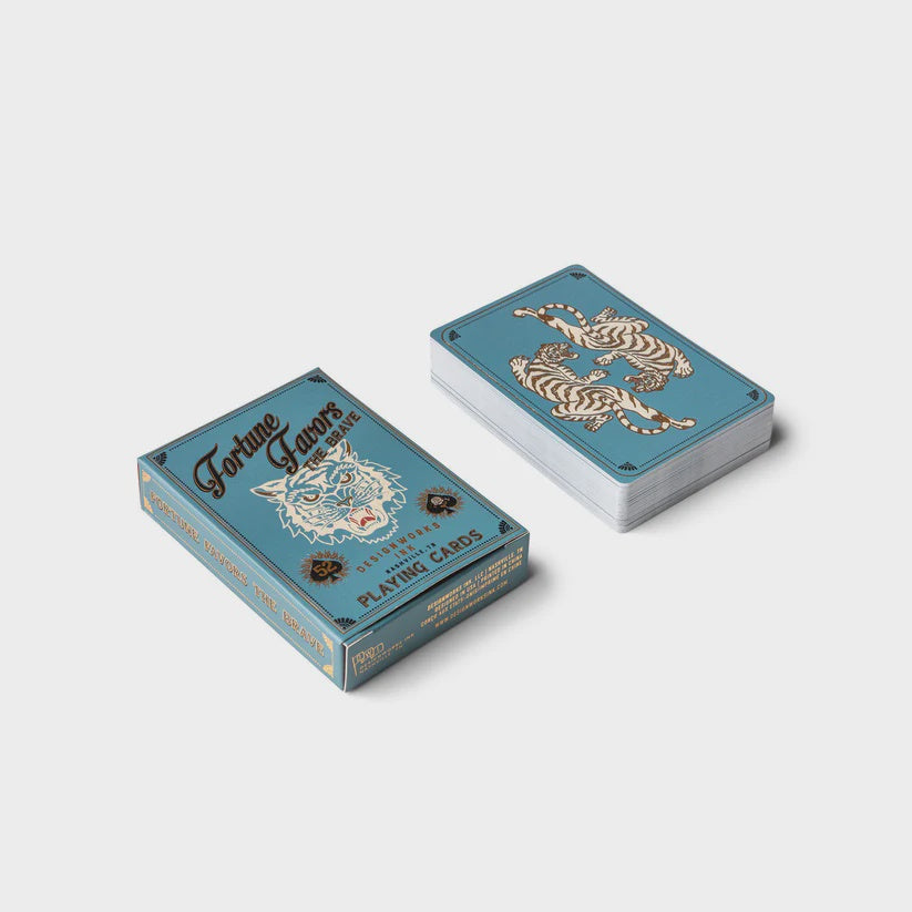 Fortune Favours The Brave Playing Cards – Wileaway