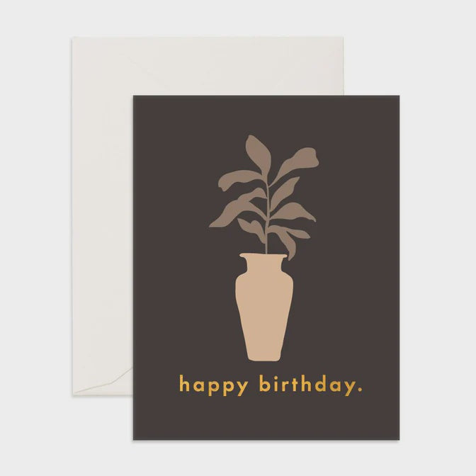 Birthday Fiddle Leaf Greeting Card – Wileaway