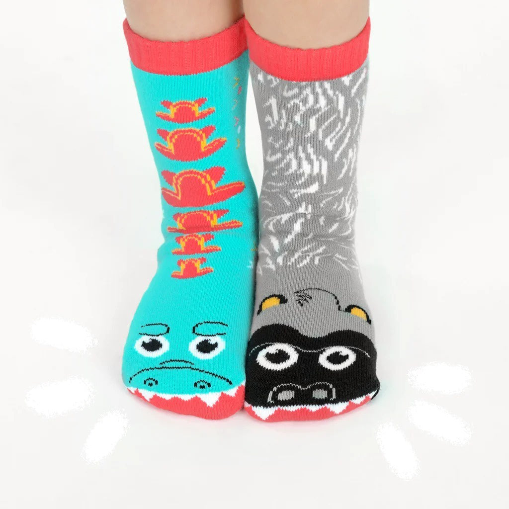 Giant Gorilla & Mutant Lizard Socks (4-8 Years) – Wileaway