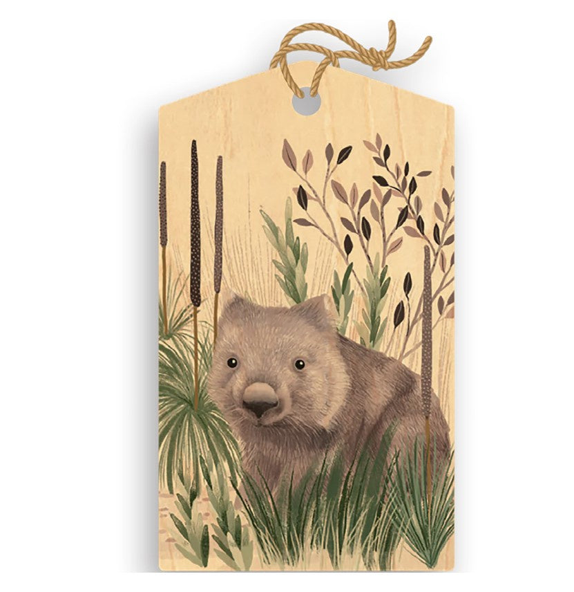 Wombat Wandering Wood Gift Tag – Wileaway