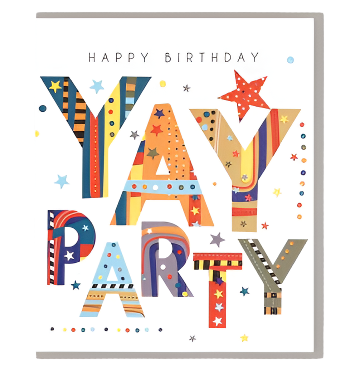 Happy Birthday Yay Party Card – Wileaway