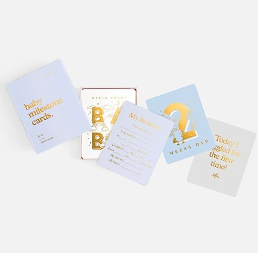 Baby Milestone Cards - Powder Blue