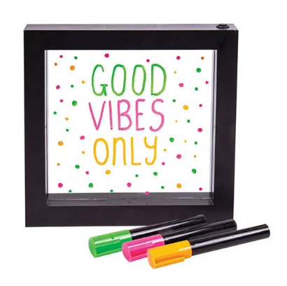 Light Up Neon Effect Message Frame – Wileaway