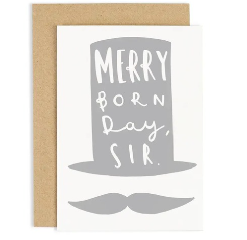 Merry Born Day Sir Card – Wileaway