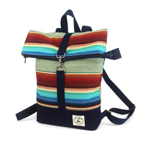 Mini Brightday Backpack - Ocean Beach Stripe – Wileaway
