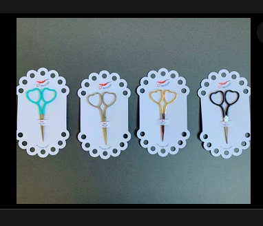 Snipster Heart Embroidery Scissors – Wileaway