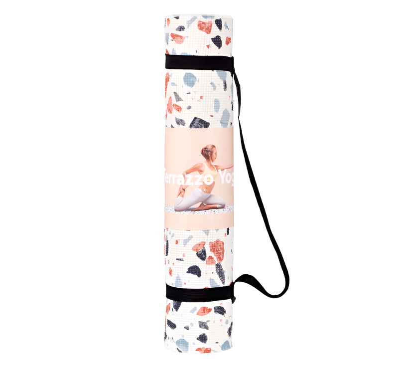 DOIY Yoga Mat - Terrazzo White – Wileaway